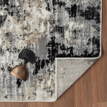 Boho Abstract Area Rug | Luxe Weavers | Textured Carpet