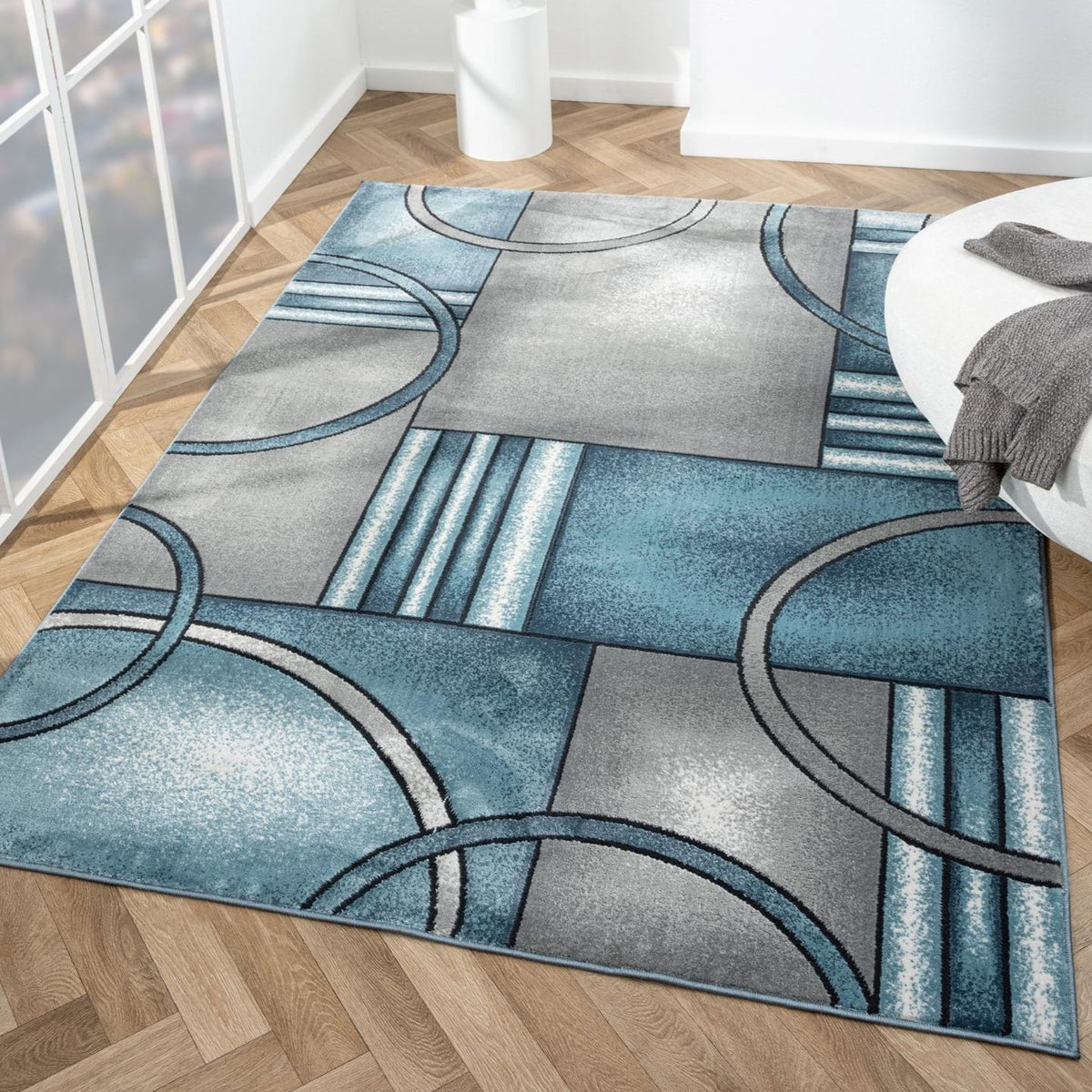 Art Deco Area Rug | Luxe Weavers | Geometric Carpet