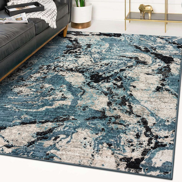 Marble Swirl Rug | Luxe Weavers | Modern Abstract Area Rug