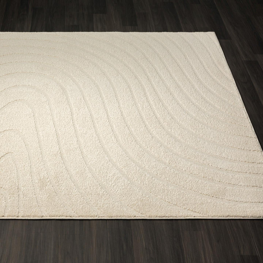 Modern Geometric Wave Area Rug | Luxe Weavers | Abstract Rugs