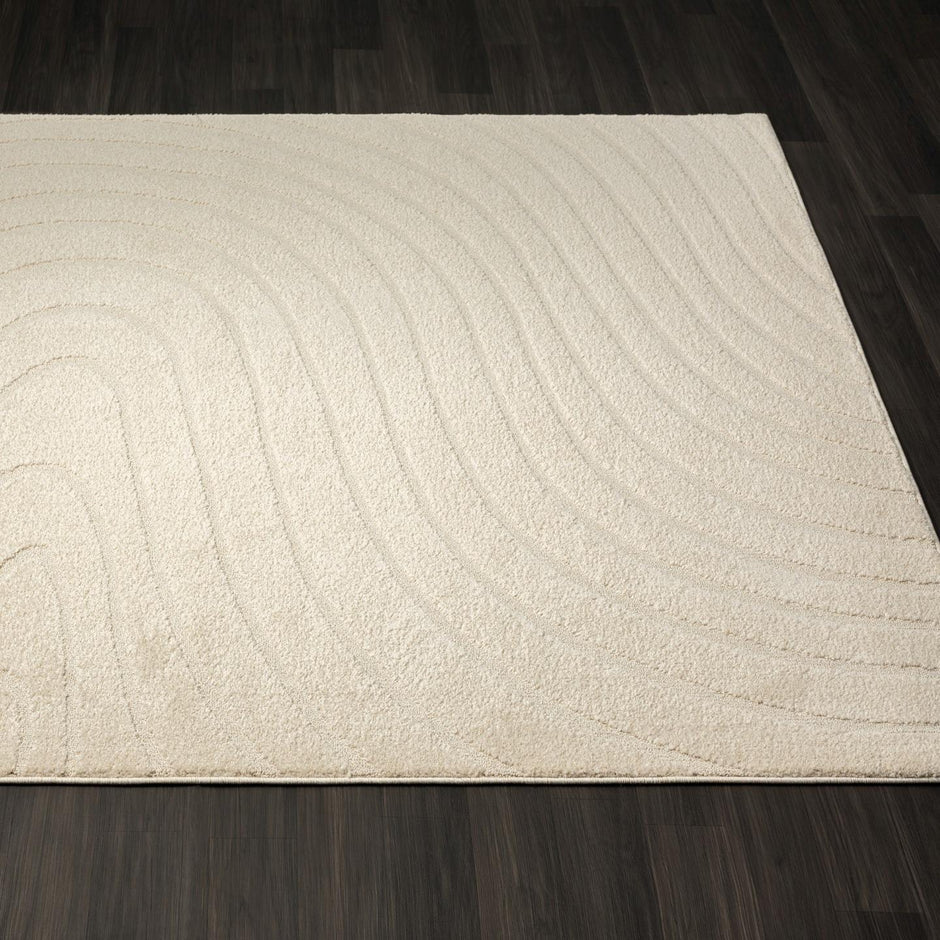 Modern Geometric Wave Area Rug | Luxe Weavers | Abstract Rugs