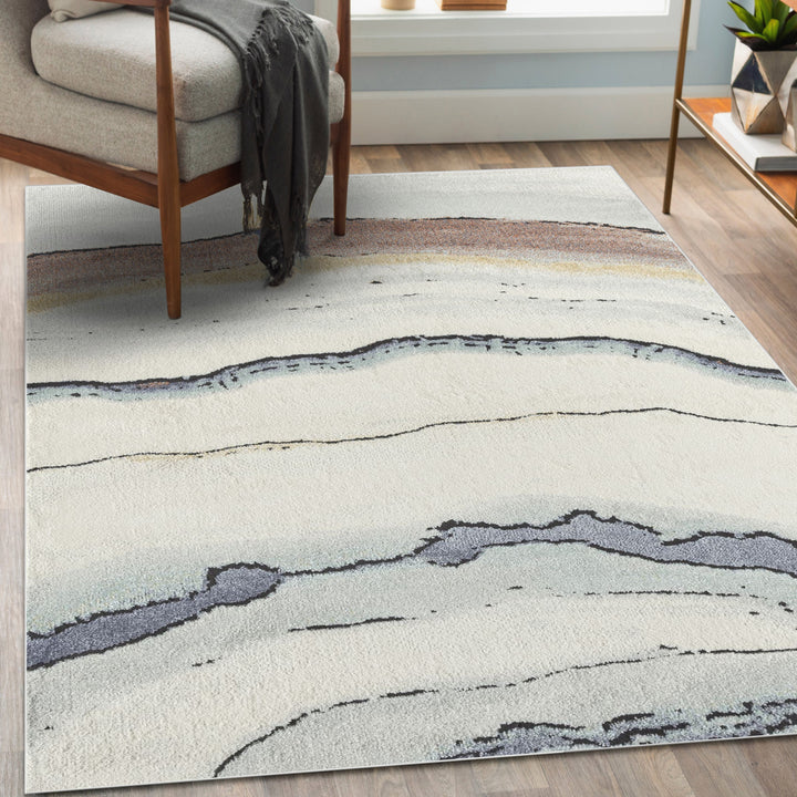 Marble Abstract Area Rug | Luxe Weavers | Abstract Rugs