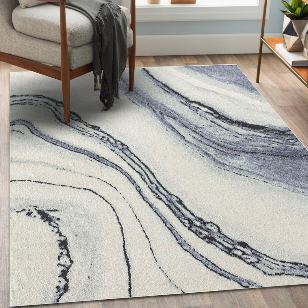 Marble Abstract Area Rug | Luxe Weavers | Abstract Rugs