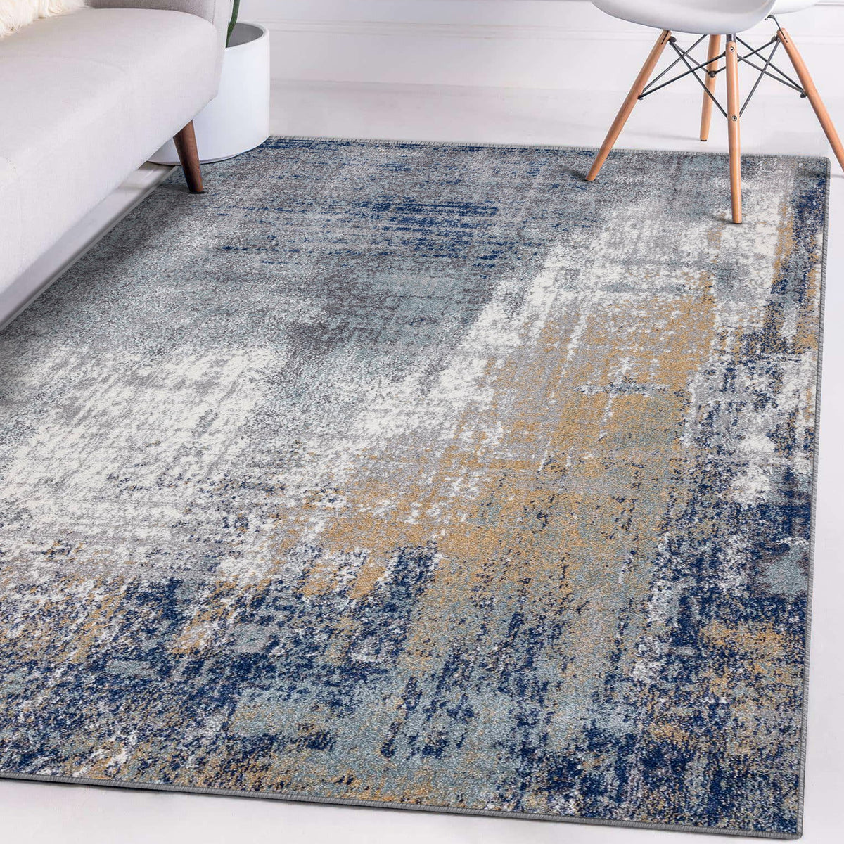 Blue Abstract Area Rug | Luxe Weavers | Abstract Rugs